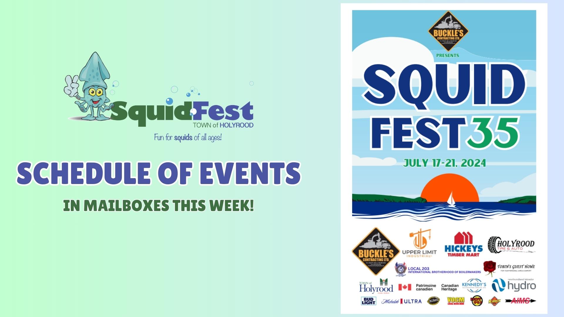 SquidFest - Full Schedule of Events - Town of Holyrood