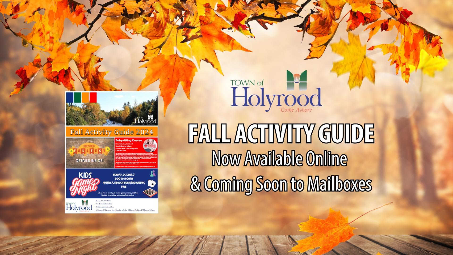 Fall Activity Guide - Town of Holyrood