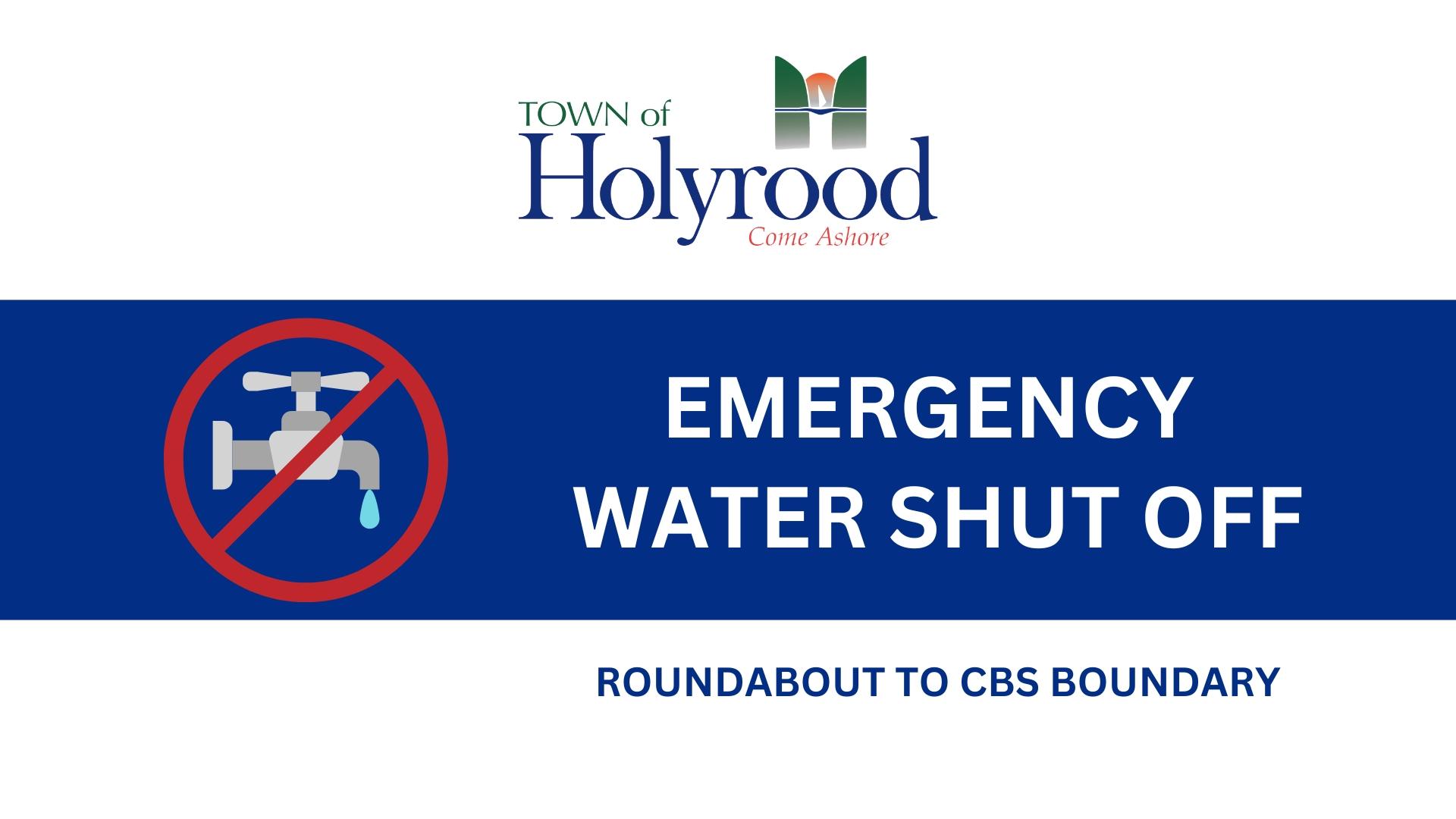 Emergency Water Shut Off – Tuesday, October 22 – 11:00am – Roundabout ...
