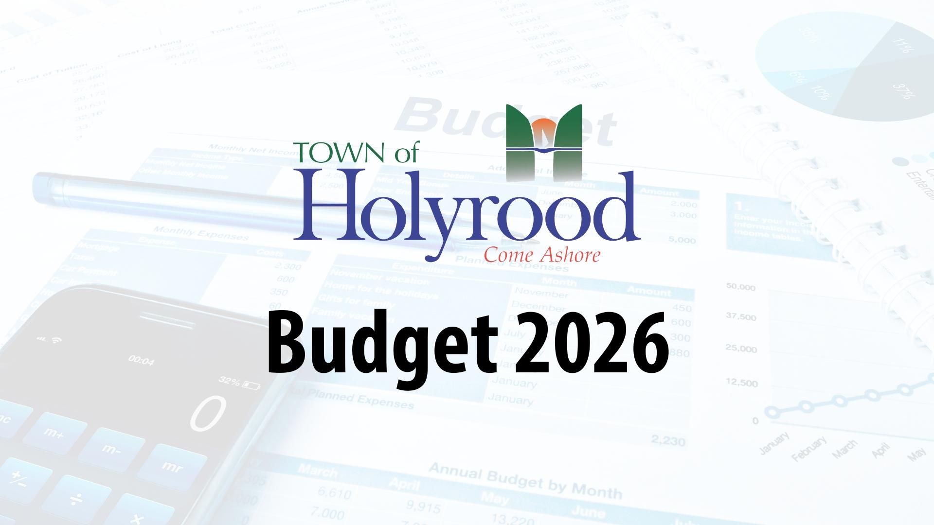 2026 Budget Public Consultations - Town of Holyrood